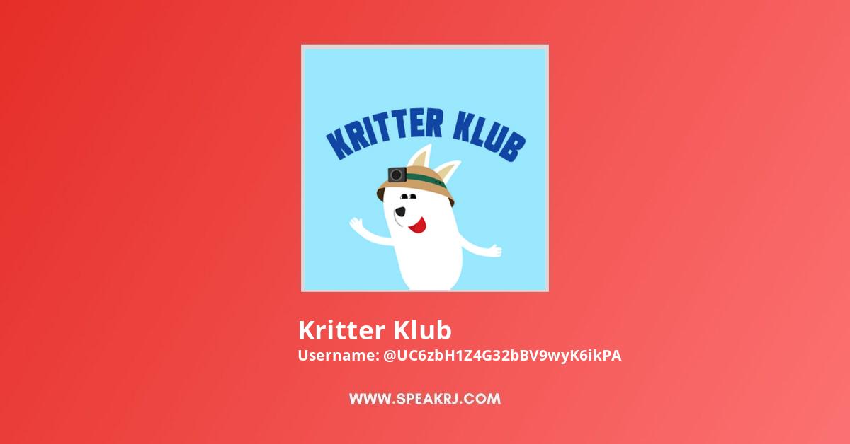 Kritter Klub YouTube Channel Statistics / Analytics - SPEAKRJ Stats