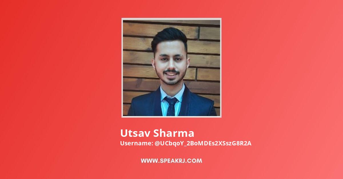 Utsav Sharma YouTube Channel Statistics / Analytics - SPEAKRJ Stats