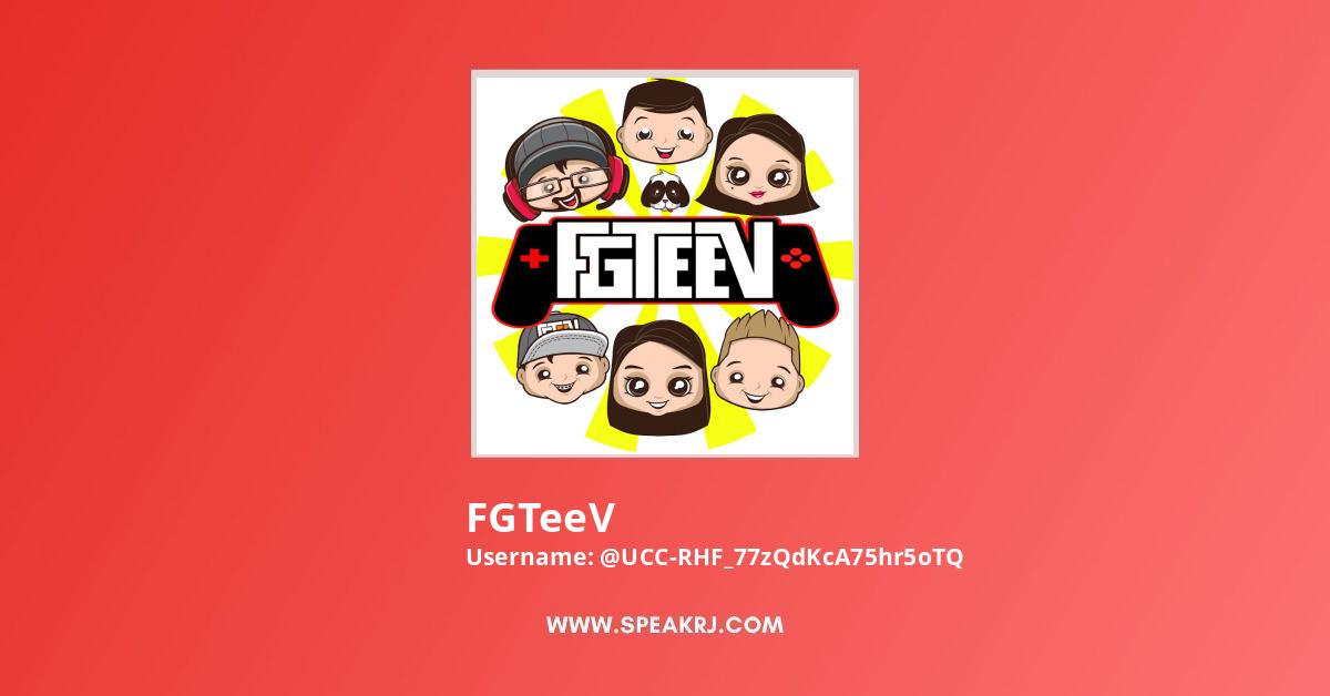 FGTeeV YouTube Channel Statistics / Analytics - SPEAKRJ Stats
