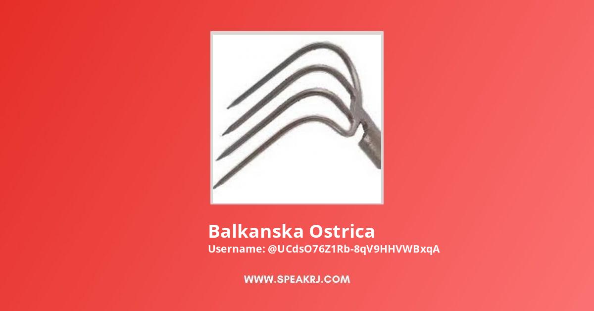 Balkanska Ostrica YouTube Channel Statistics / Analytics - SPEAKRJ Stats