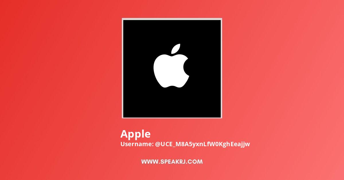 Apple YouTube Channel Statistics / Analytics - SPEAKRJ Stats