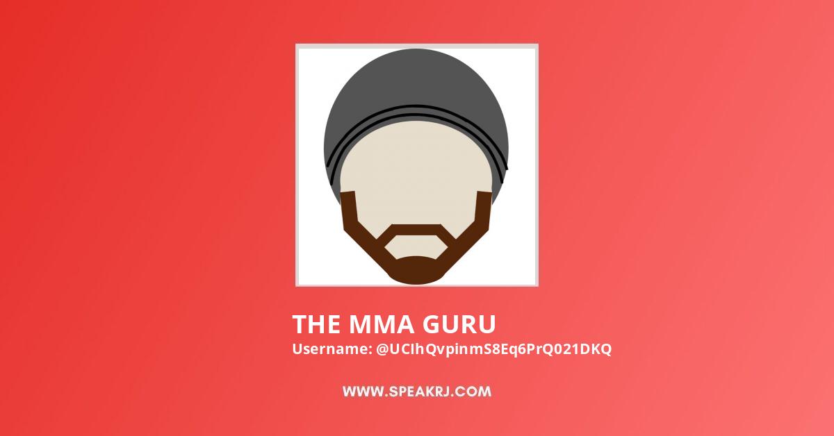 THE MMA GURU YouTube Channel Statistics / Analytics - SPEAKRJ Stats