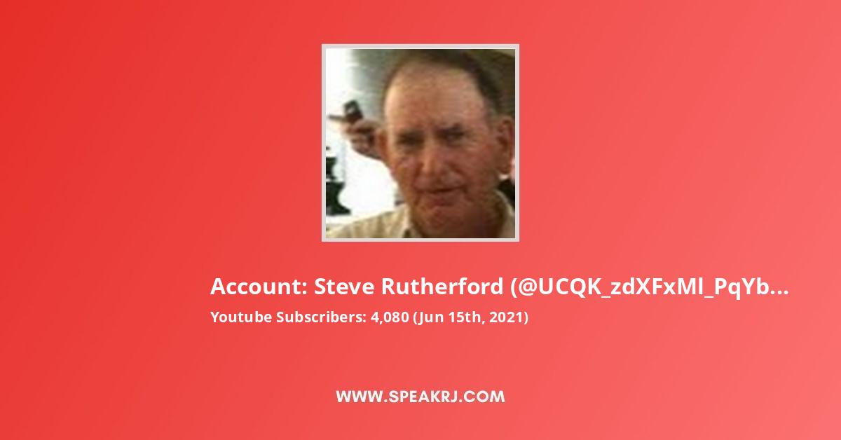 steve rutherford YouTube Channel Statistics / Analytics - SPEAKRJ Stats