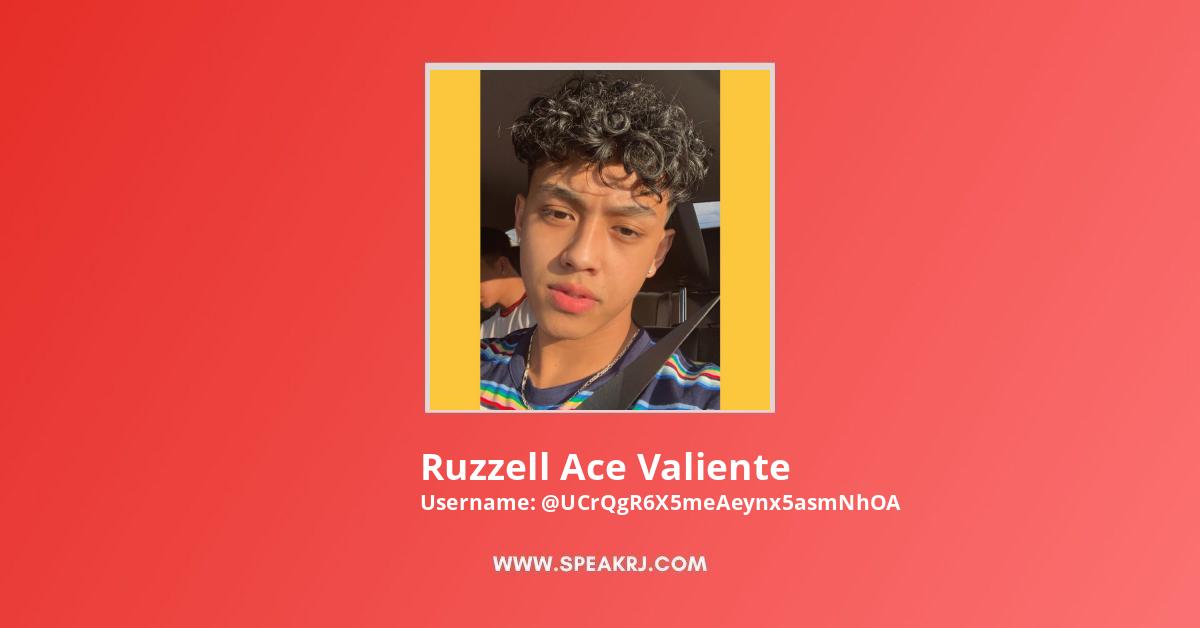 Ruzzell Ace Valiente YouTube Channel Statistics / Analytics - SPEAKRJ Stats