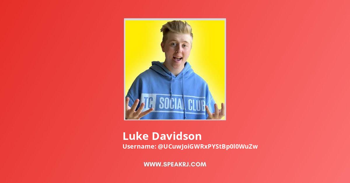 Luke Davidson YouTube Channel Statistics / Analytics - SPEAKRJ Stats