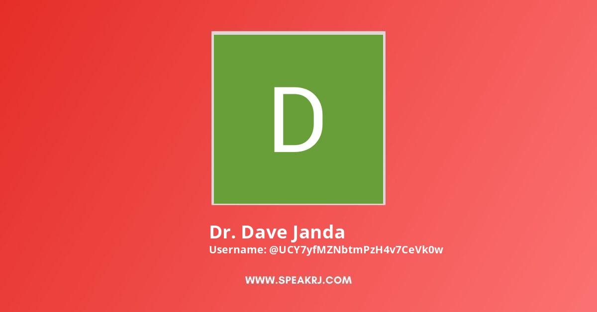 Dr. Dave Janda YouTube Channel Statistics / Analytics - SPEAKRJ Stats