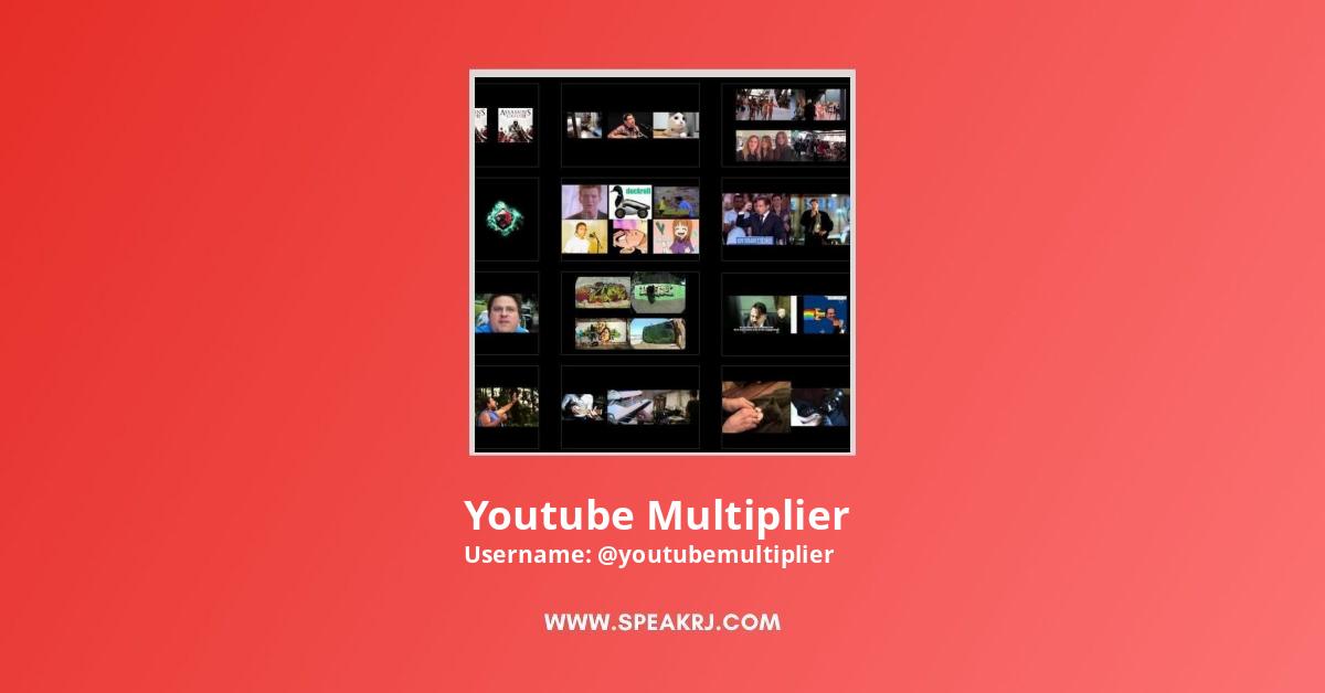 Youtube Multiplier YouTube Channel Statistics / Analytics - SPEAKRJ Stats